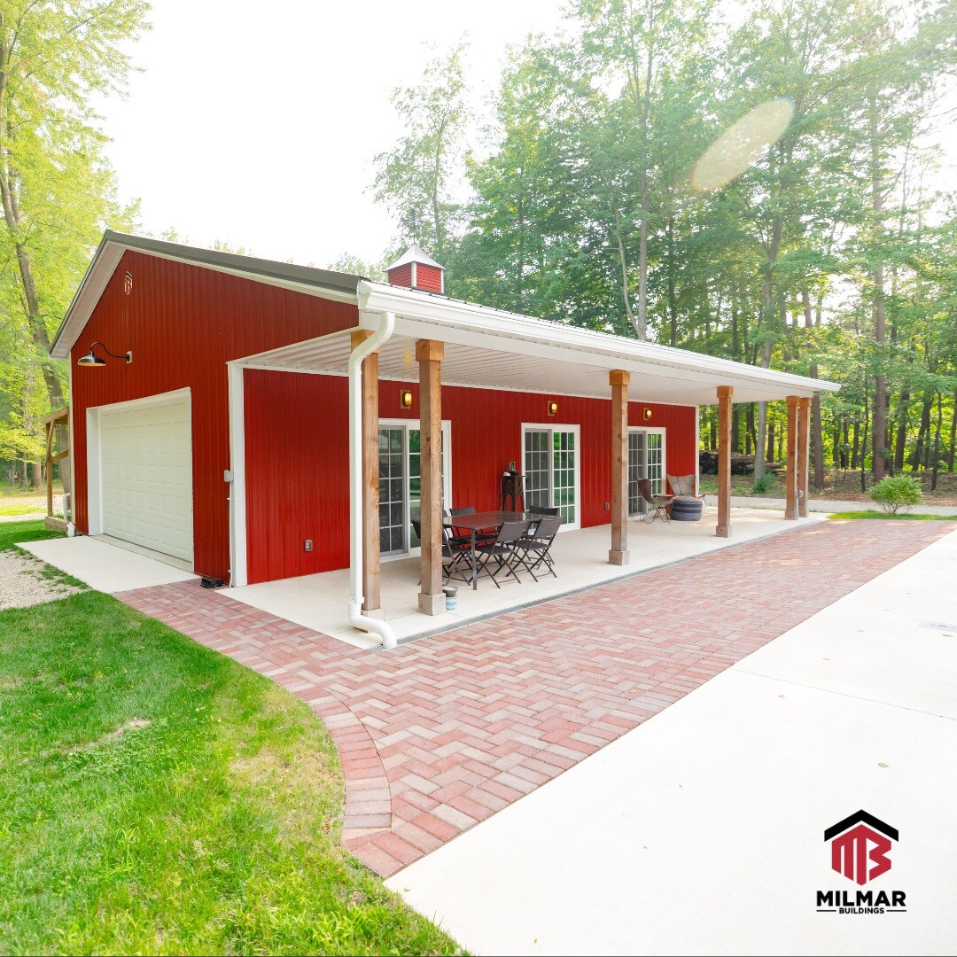 Pole Barns serve as Pool Houses