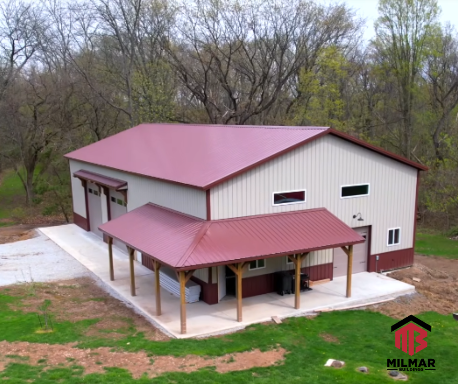 Pole Barn Plans | 40x72 Garage/Shop Multi-Purpose